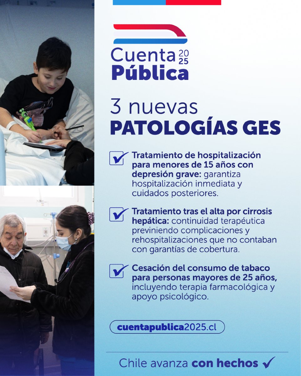 Ministerio de Salud anuncia fortalecimiento del GES con nuevas ...